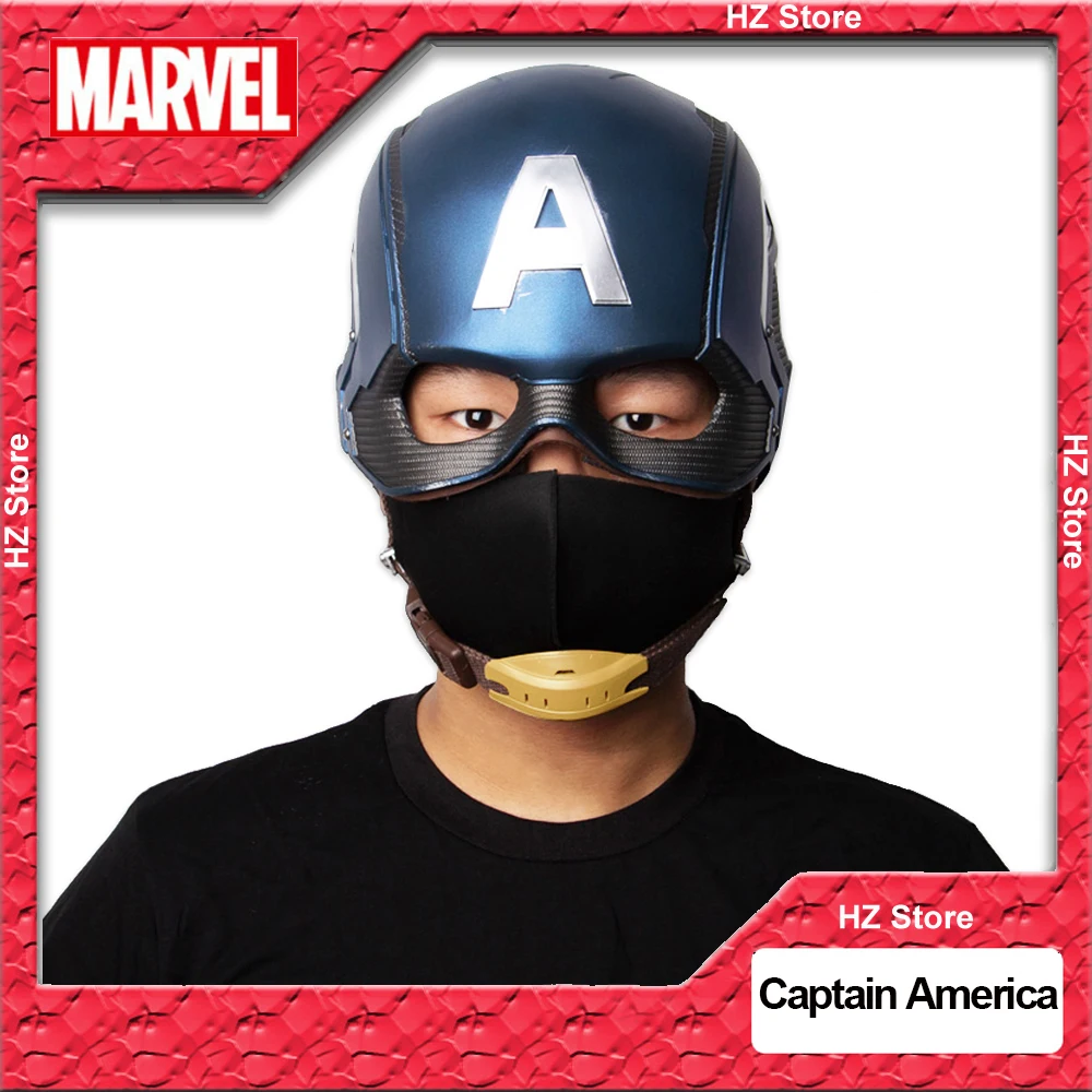 Marvel-Captain-America-Cosplay-Helmet-1-1-Wearable-Battle-Damaged-Mask ...