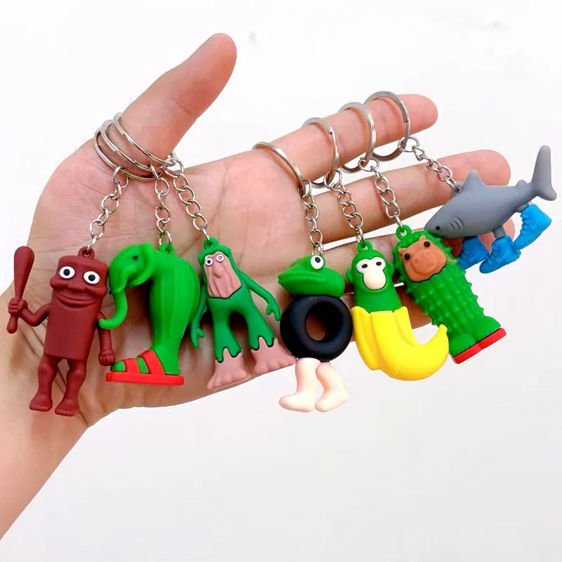 Cute Keychains Bag Charms Anime Tung Tung Tung Sahur Tralalero Tralala ...