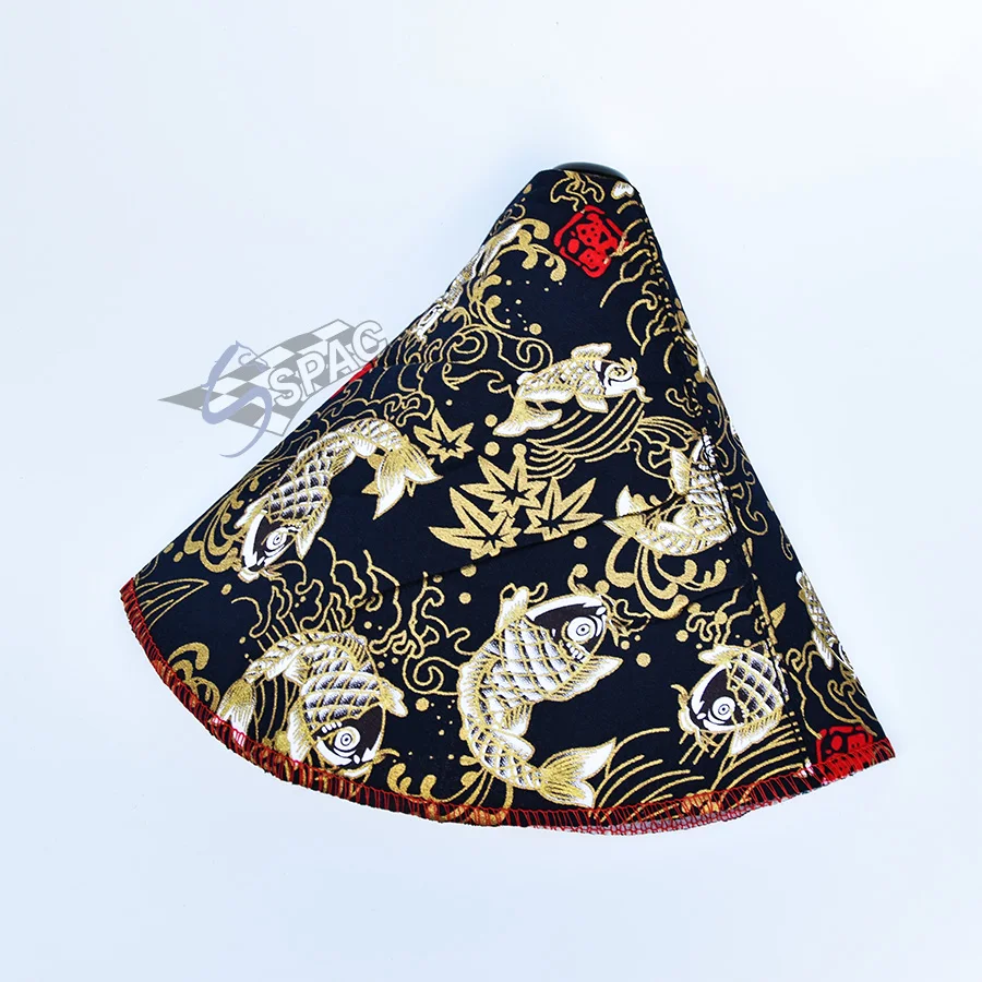 JDM-Cloth-Car-Shift-Knob-Cover-Universal-Shifter-Lever-Boot-Collars ...