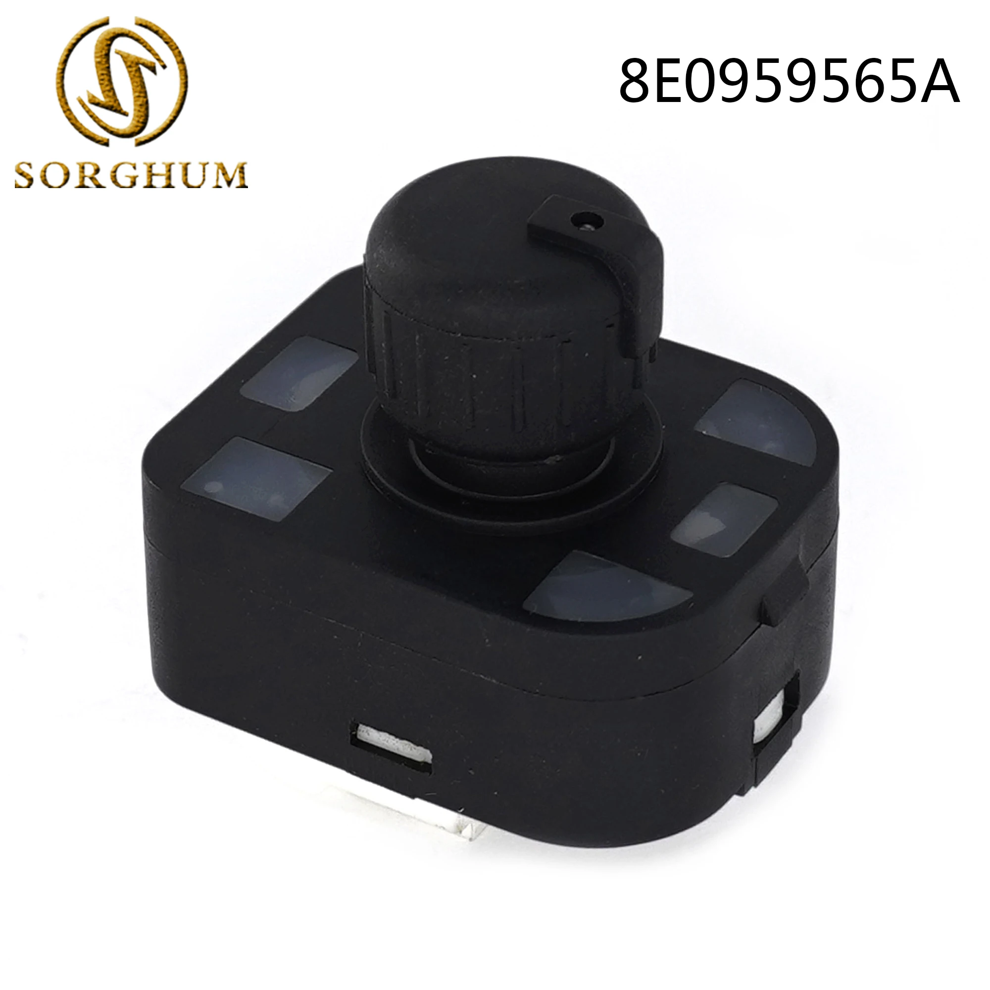 Sorghum Side Mirror Switch Control Adjust Knob with Floding For AUDI A3 ...