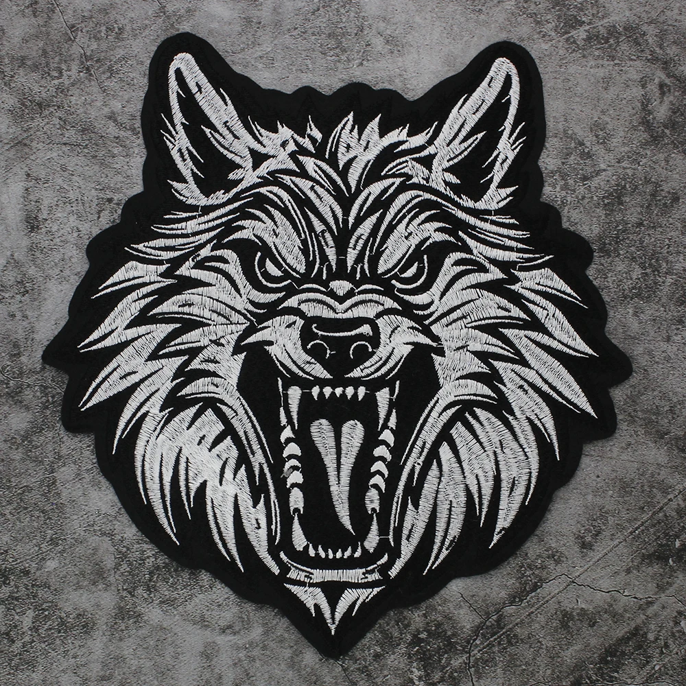 Bordado-Wolf-Head-Patches-para-motociclista-Vest-Rider-Motocicleta-Patch-Jaquetas-Custom-Back ...