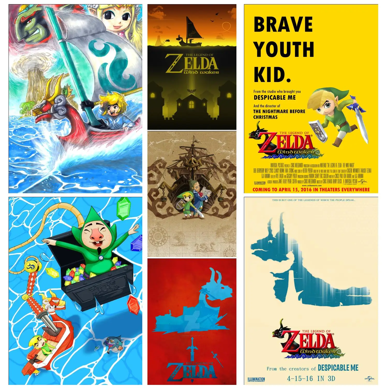 Legend Of Zelda Wind Waker Poster