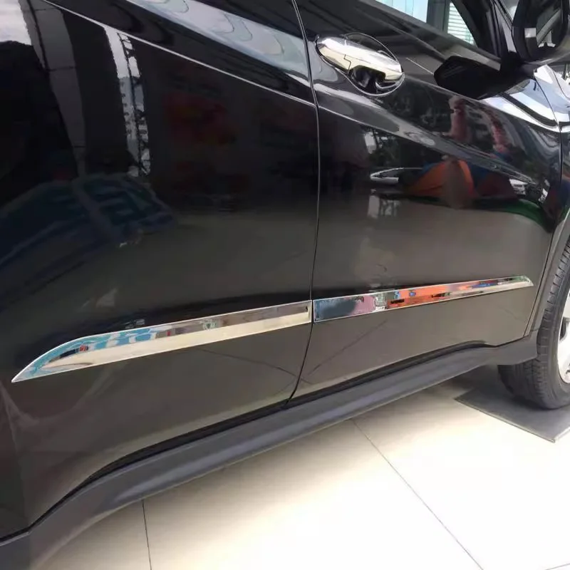 For-Honda-Vezel-2014-2017-2018-2019-2020-Stainless-steel-Door-Side ...