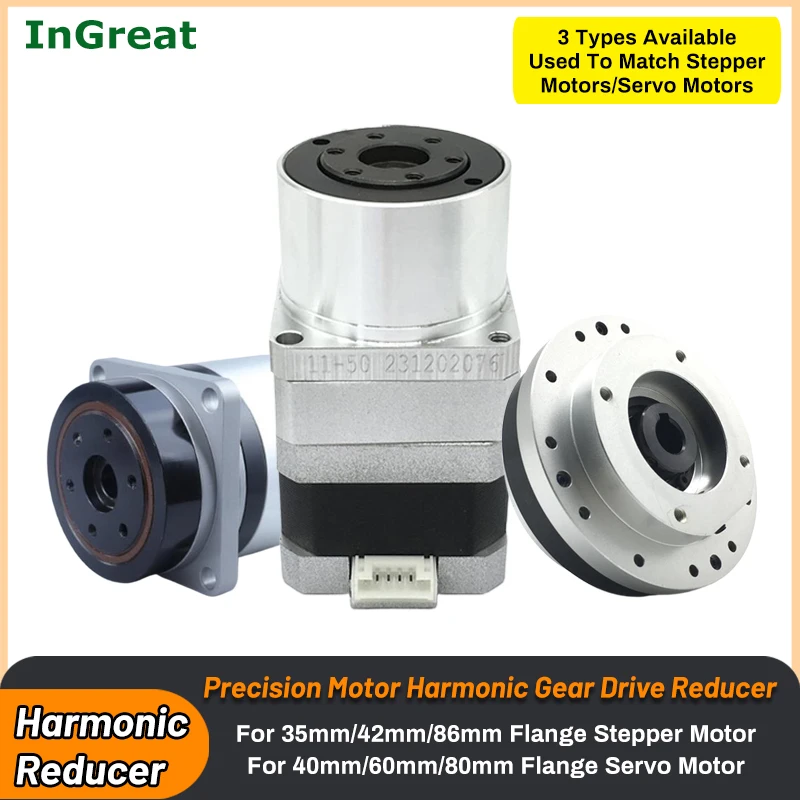 Mini-Harmonic-Drive-Reducer-Harmonic-Gearbox-Precision-for-50W-1KW ...
