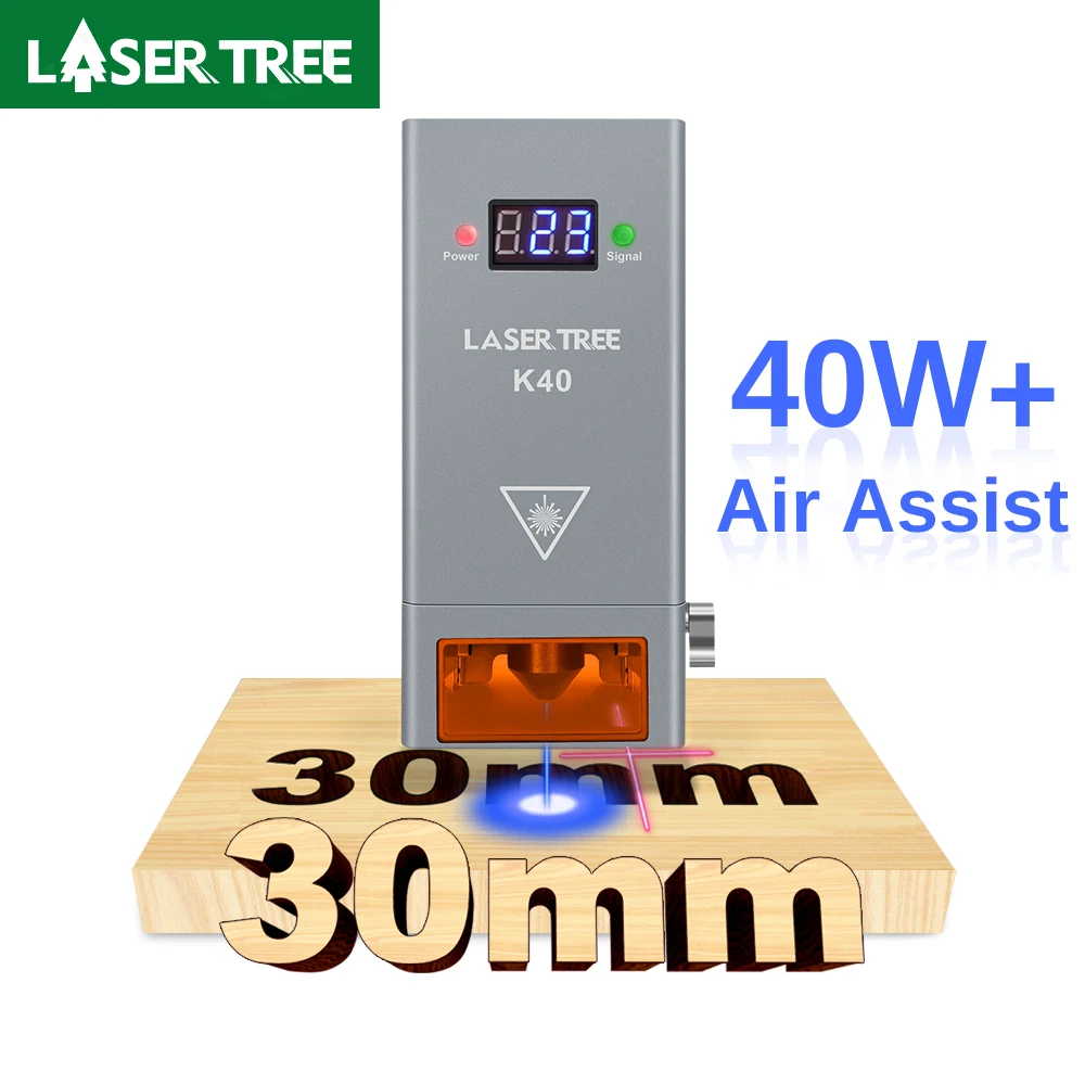 LASER-TREE-40W-30W-Optical-Power-Laser-Head-with-Air-Assist-450nm-Blue ...