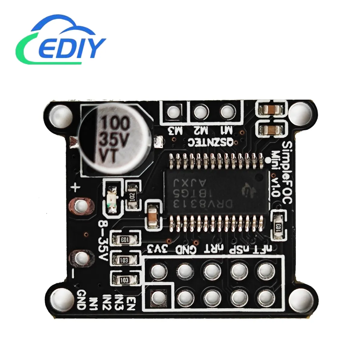 DRV8313 Simple FOC Mini v1.0 FOC Control Driver SVPWM Control DC 8-30V ...