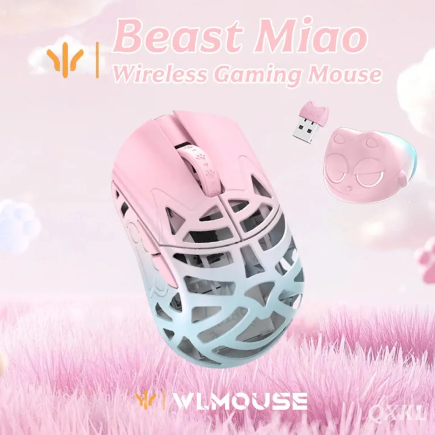 WLMOUSE Beast Miao Mewo RGB беспроводная игровая мышь | AliExpress