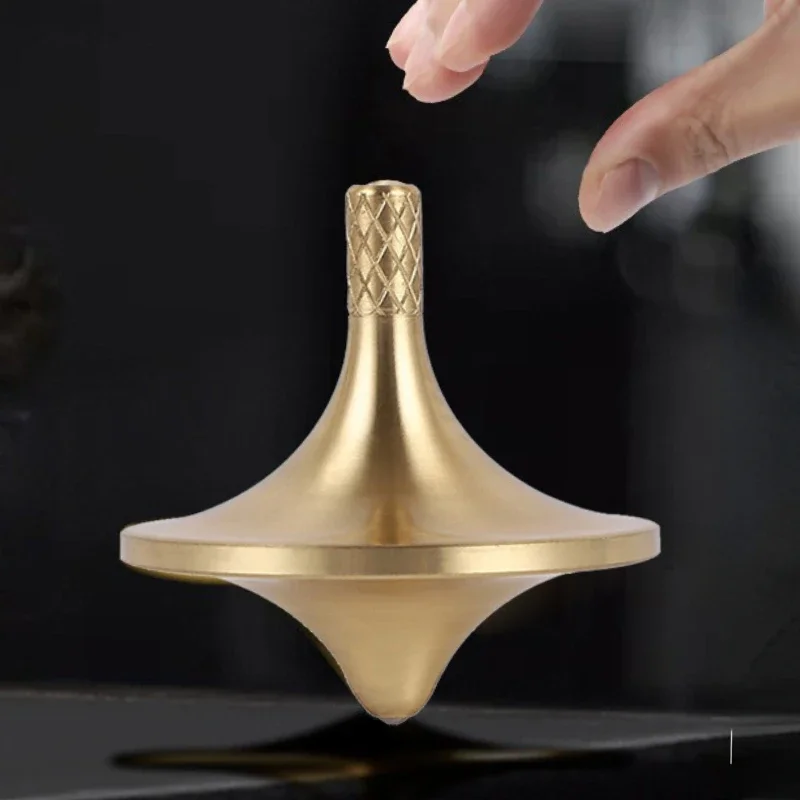 Inception-Space-Metal-Brass-Spinning-Top-Stress-Relief-Toys-Gyro ...