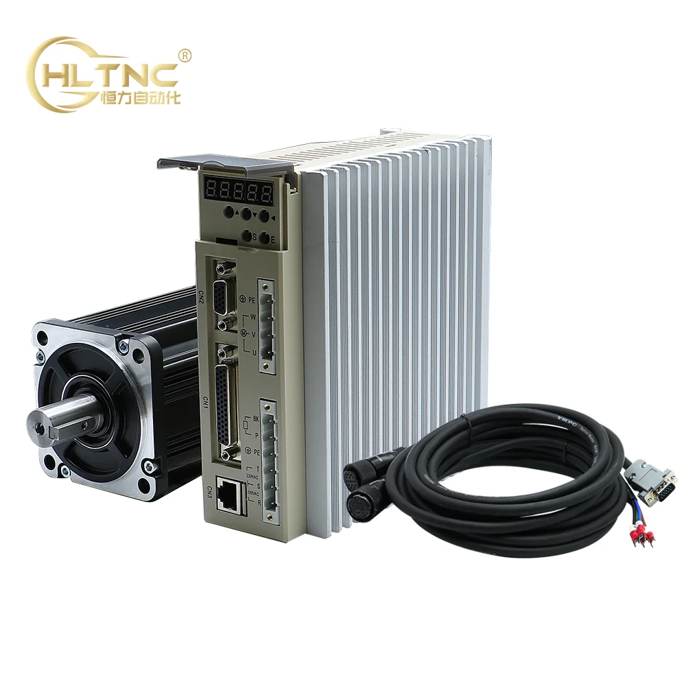 HLTNC New 750W 0.75Kw 3000RPM 2.4N 80ST-M02430 Servo Motor Optional ...