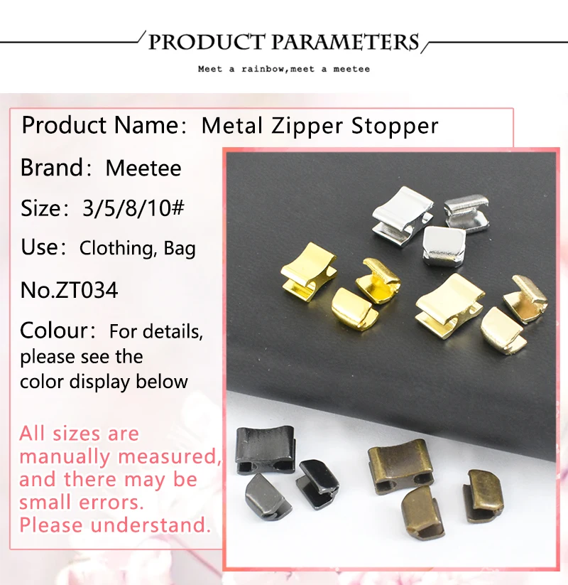 Boutons - Fermetures - Anses,bouchons de fermeture à glissière en métal ...