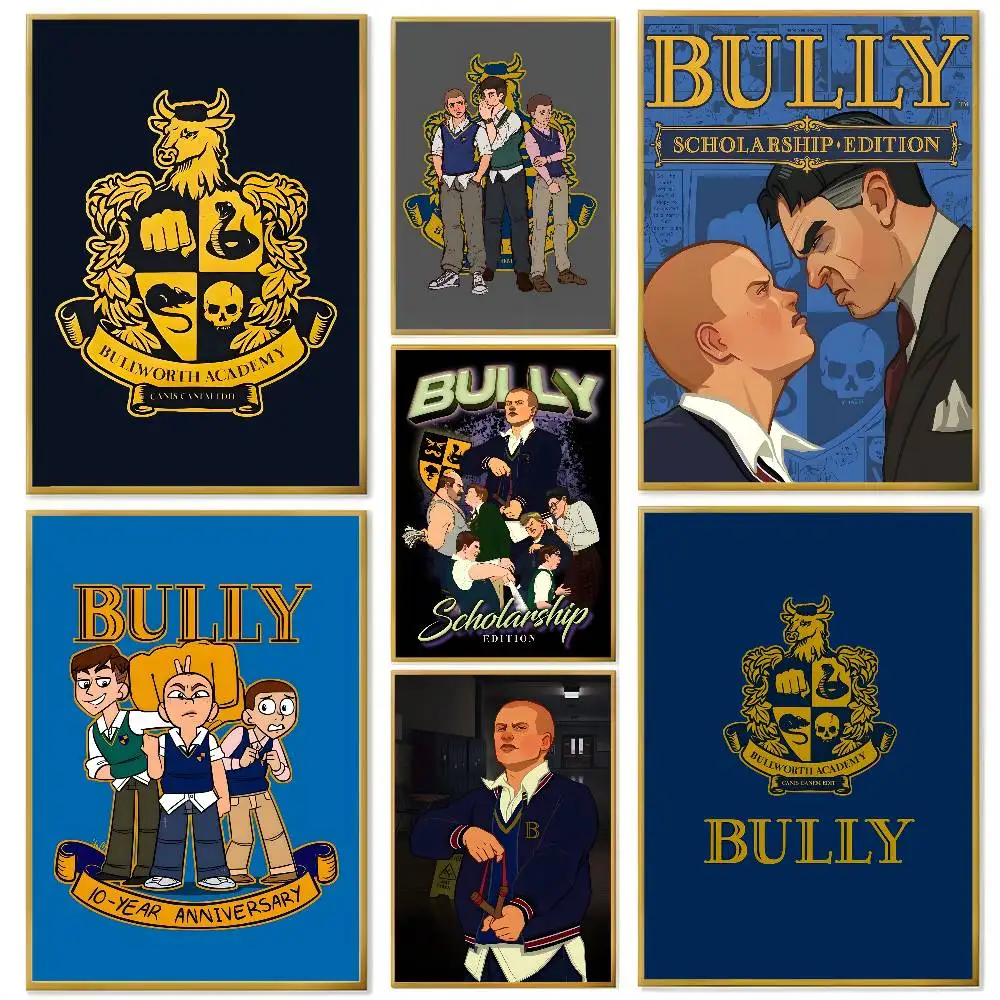 B-Bully GAME Poster Home decor HD sticky wall waterproof home living ...