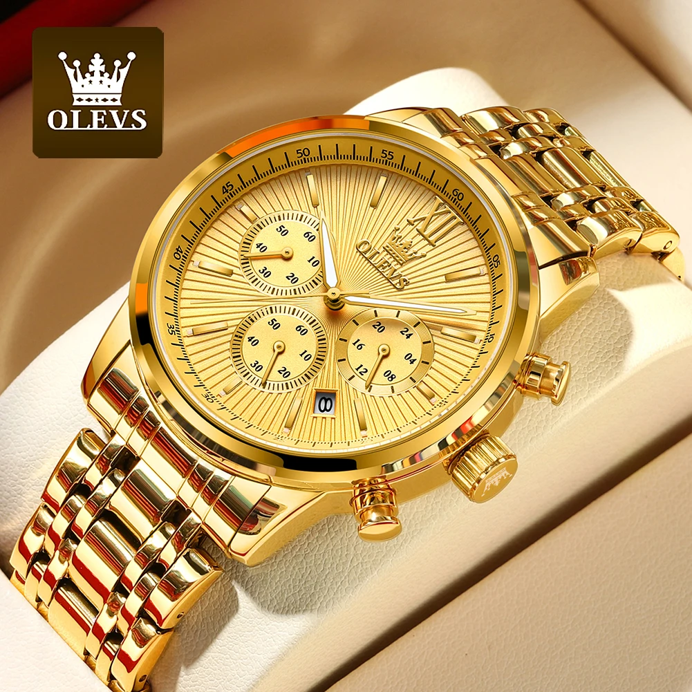 OLEVS-Original-Quartz-Watch-for-Men-Classics-Three-Small-Dial-Men-s ...