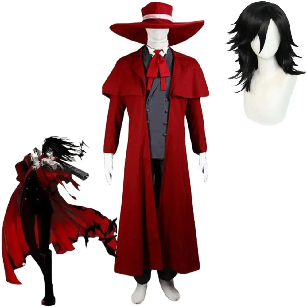 Disfraz-de-Cosplay-de-Hellsing-Alucard-peluca-de-Anime-de-dibujos ...