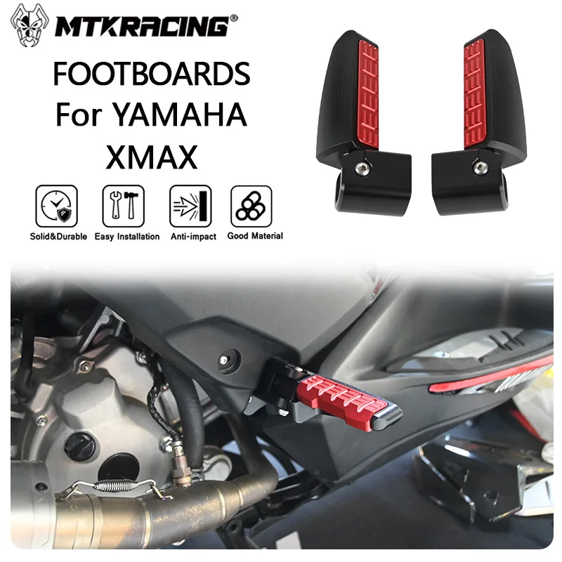 MTKRACING-FOOTBOARDS-For-YAMAHA-XMAX-2023-2024-Motorcycle-Footboard ...