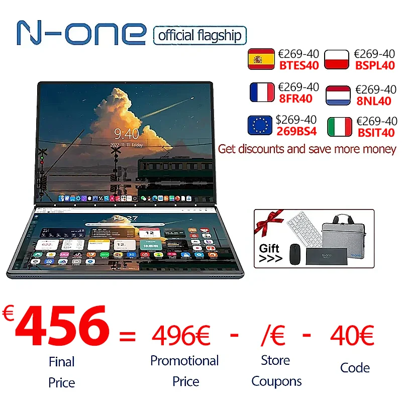 HOT-SALE-N-one-NBook-air-Windows-11-Intel-N100-Dual-13-5-inch-Dual ...