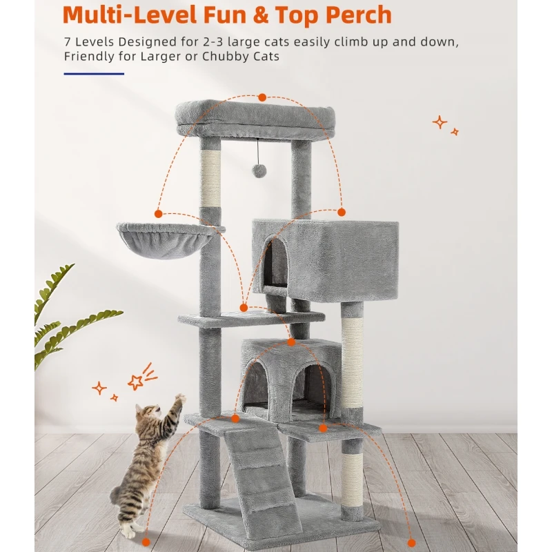 Cat-Tree-For-Large-Cats-Adult-With-Super-Large-Top-Perch-Cat-Tower-For ...