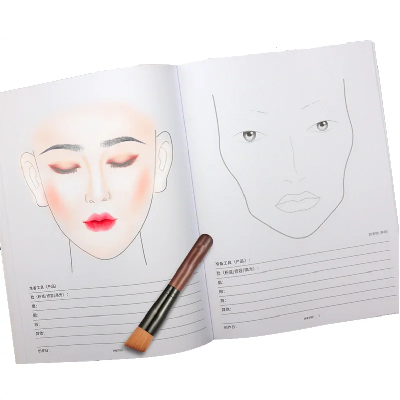 Makeup Face Charts Template