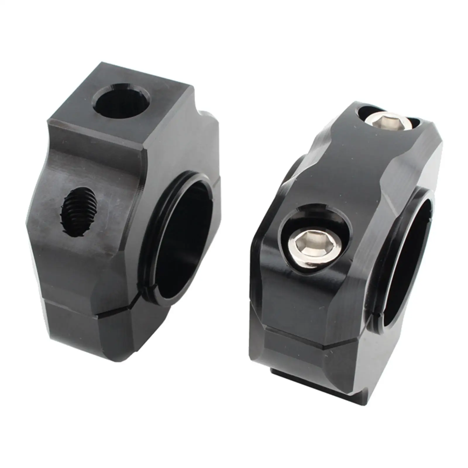 1-Pair-Motorcycle-Handlebar-Mount-Clamp-Lifter-Bar-Riser-28mm ...