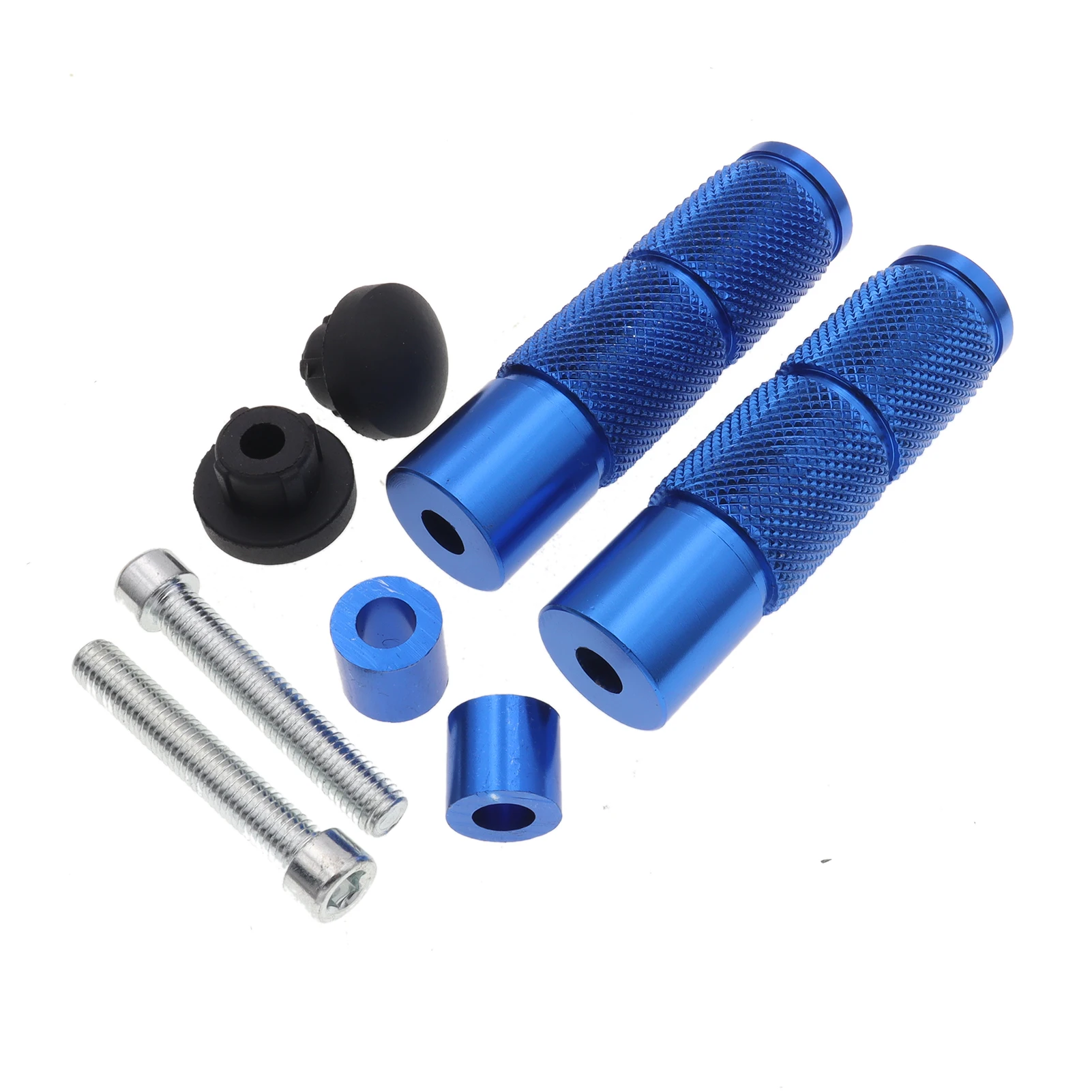 1-Set-Universal-CNC-Aluminum-Motorcycle-Modified-Round-Foot-Pegs-Rear ...