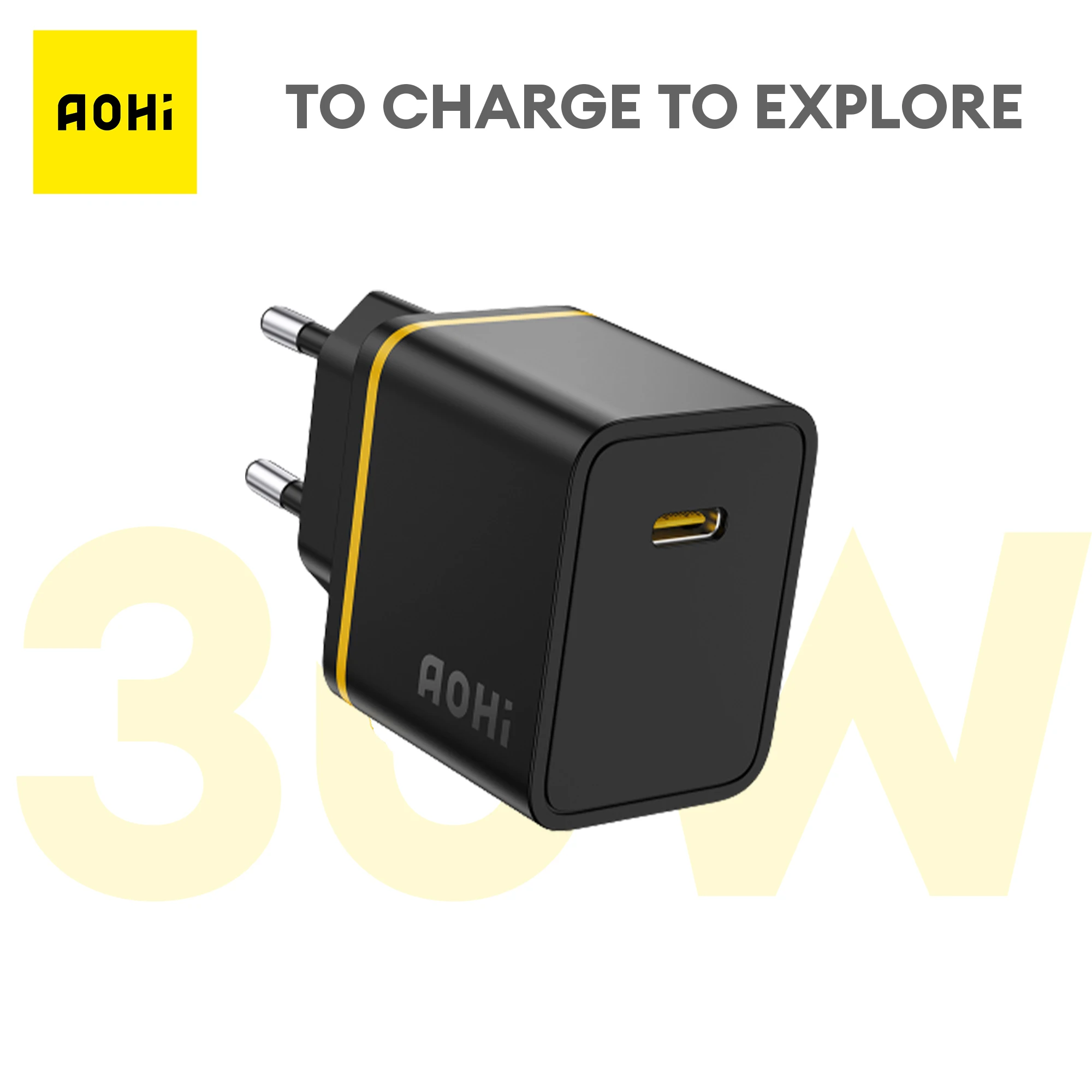 AOHI-USB-C-Charger-30W-Fast-Charge-Charger-Type-C-PD3-0-PPS3-0-Charging ...