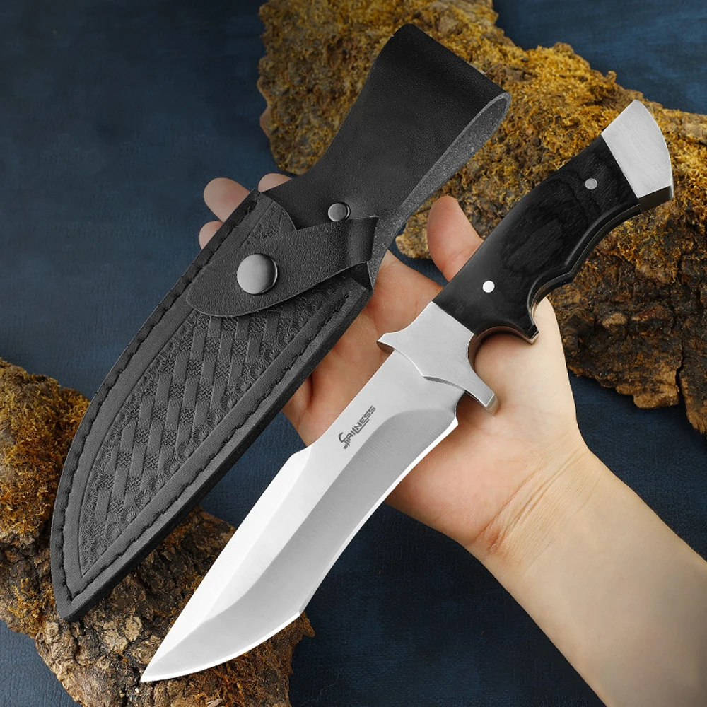 Blade fixa faca tatico military, caça ao ar livre acampamento ...