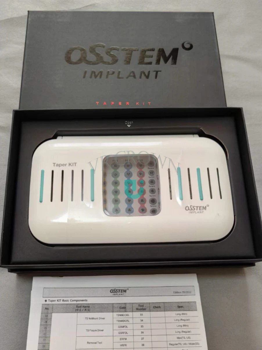 Surgical-Drill-Kit-Taper-Drill-Kits-Osstem-Implant-Essential-Drill-with ...