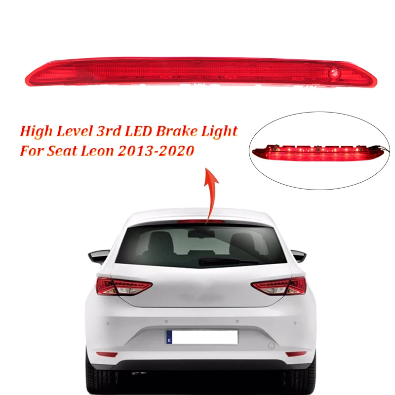 High-Level-Additional-Brake-LED-Light-Rear-Third-3rd-Stop-Lamp-Fit-Seat ...