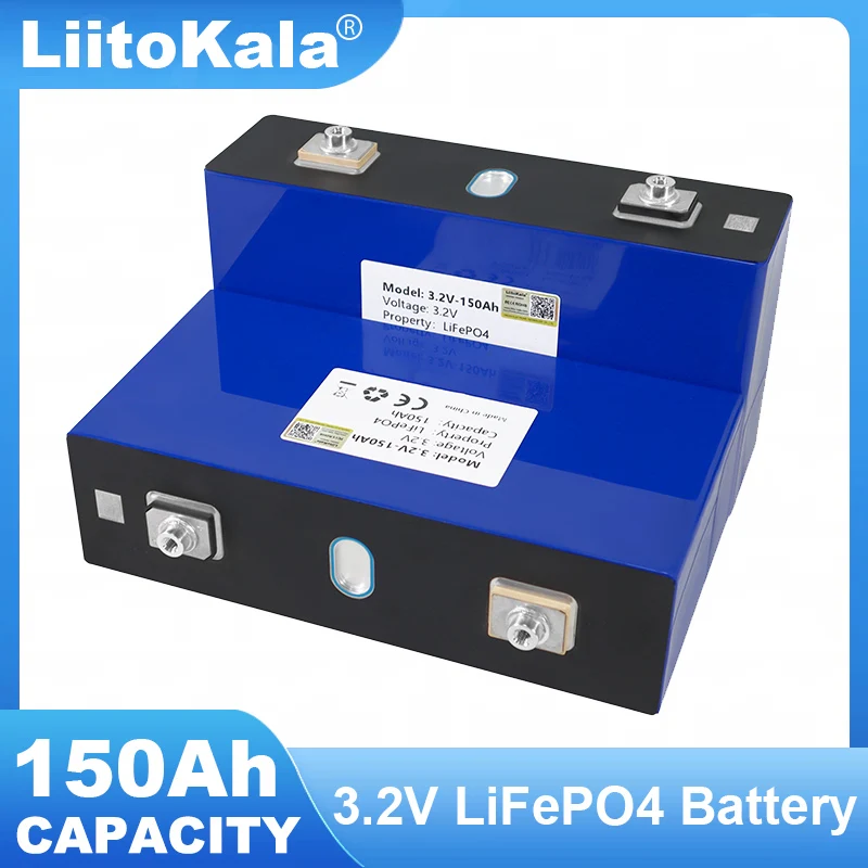 LiitoKala-3-2V-150Ah-LiFePO4-battery-DIY-4s-8s-12v-24V-Motorcycle ...
