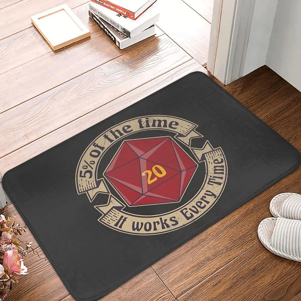 DnD-Game-Bath-Mat-5-Percenter-D20-Doormat-Kitchen-Carpet-Entrance-Door ...