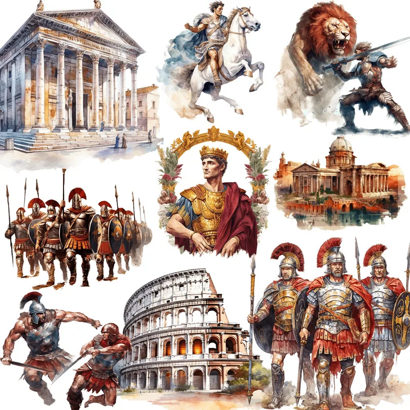 20Pcs-Pack-Ancient-Rome-Sticker-DIY-Craft-Scrapbooking-Album-Junk ...