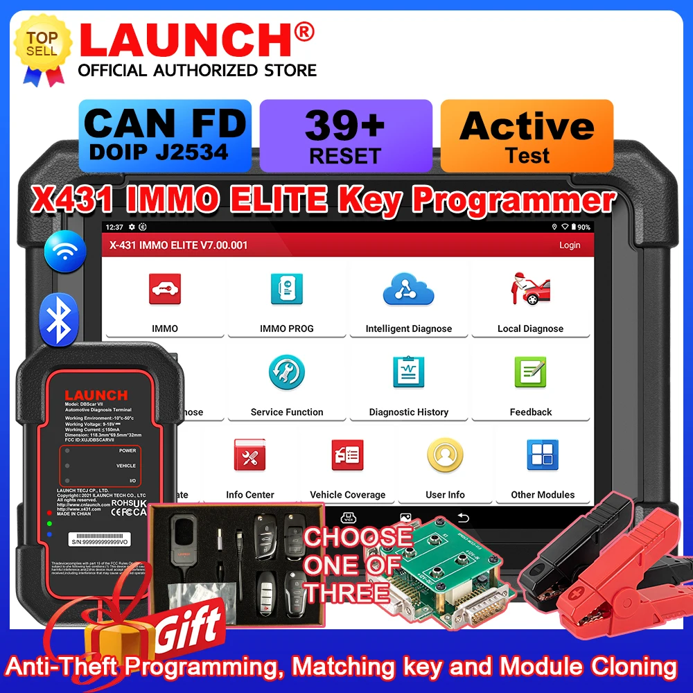 LAUNCH-X431-IMMO-ELITE-Key-Programmer-Car-Immobilizer-Programming-All ...