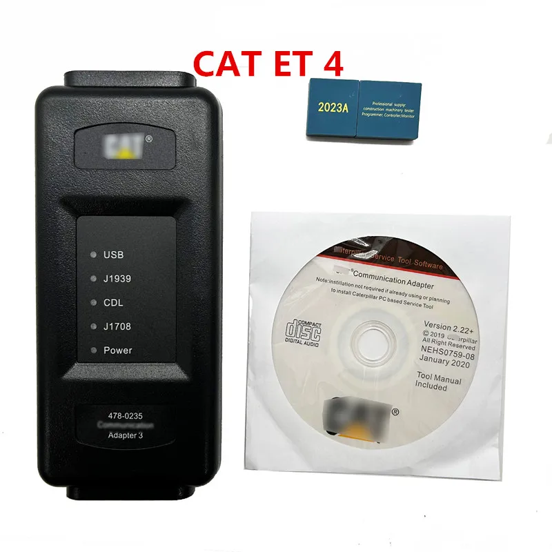 2023A-CAT-ET-4-Wireless-Adapter-478-0235-Truck-Diagnostic-tool-CAT4 ...