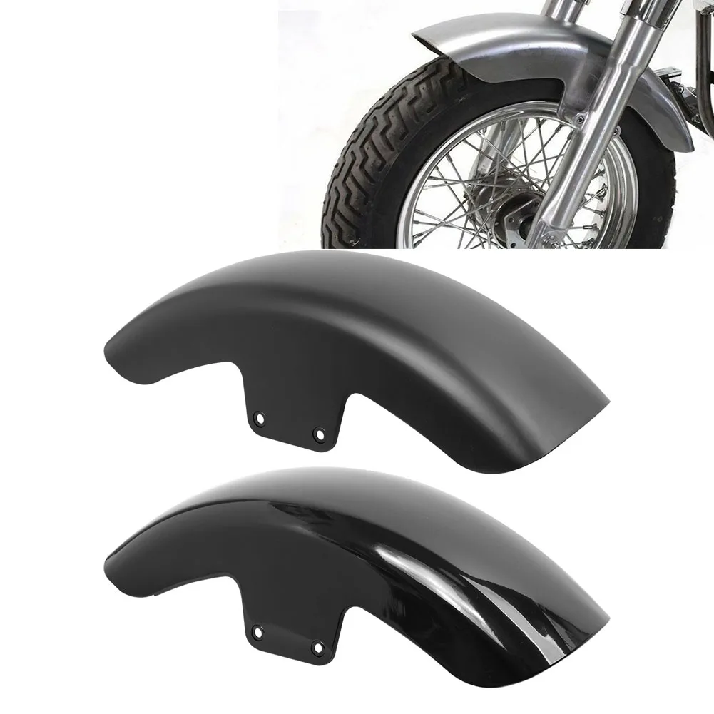 Motorcycle Light / Matte Black Front Fender Mudguard Cover Protector ...