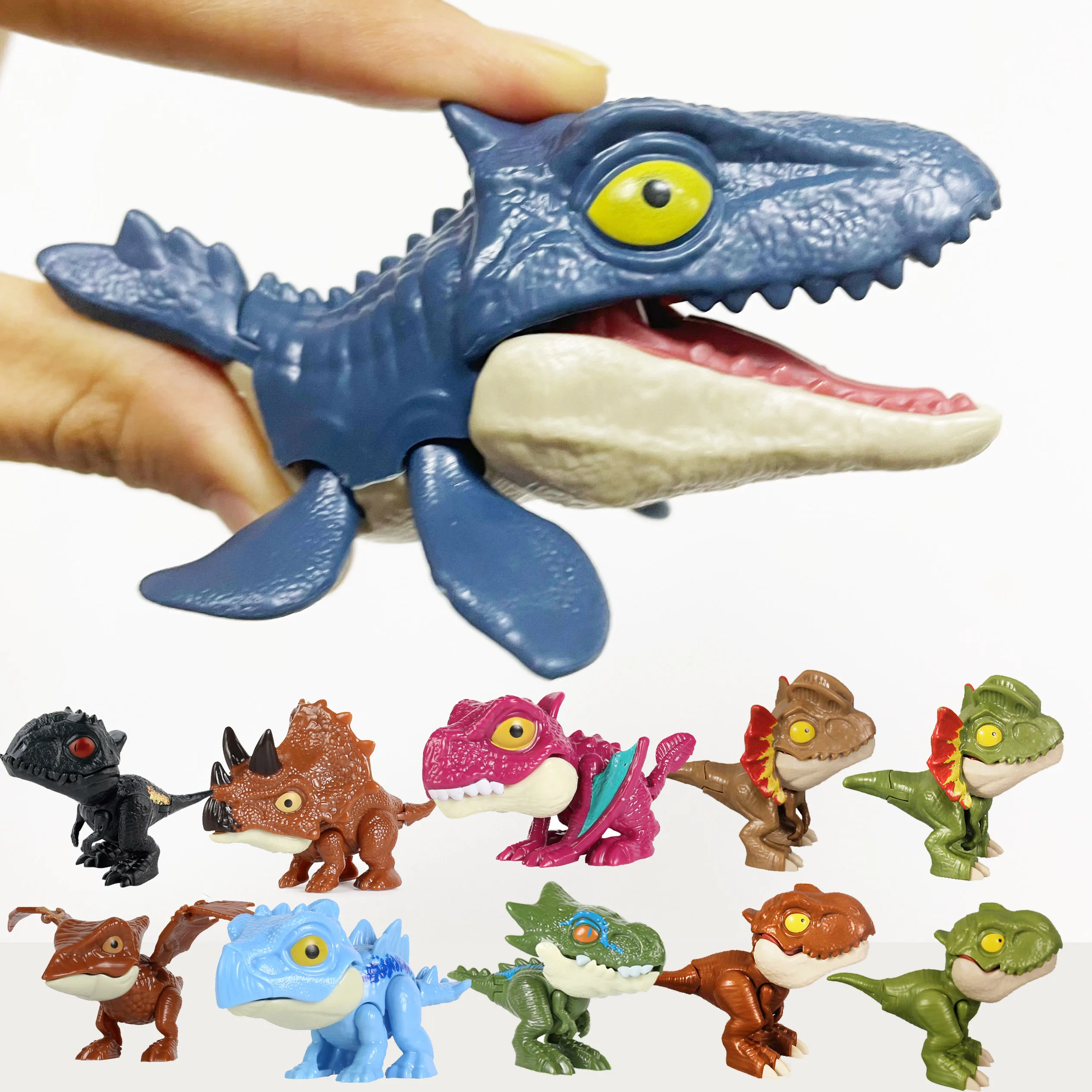 Finger-biting Dinosaurs Movable Joints Size Simulation Dinosaur Model ...