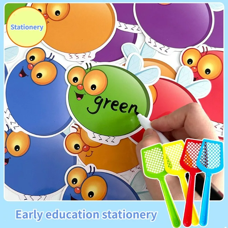 Language-Learning-Tool-for-Children-Fly-Swatter-and-Erasable-Cards-for ...