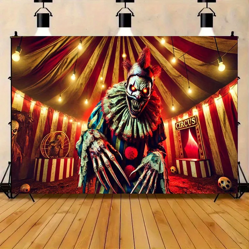 Scary Circus Backdrop: The Ultimate Horror Party Essential You Didn’t ...