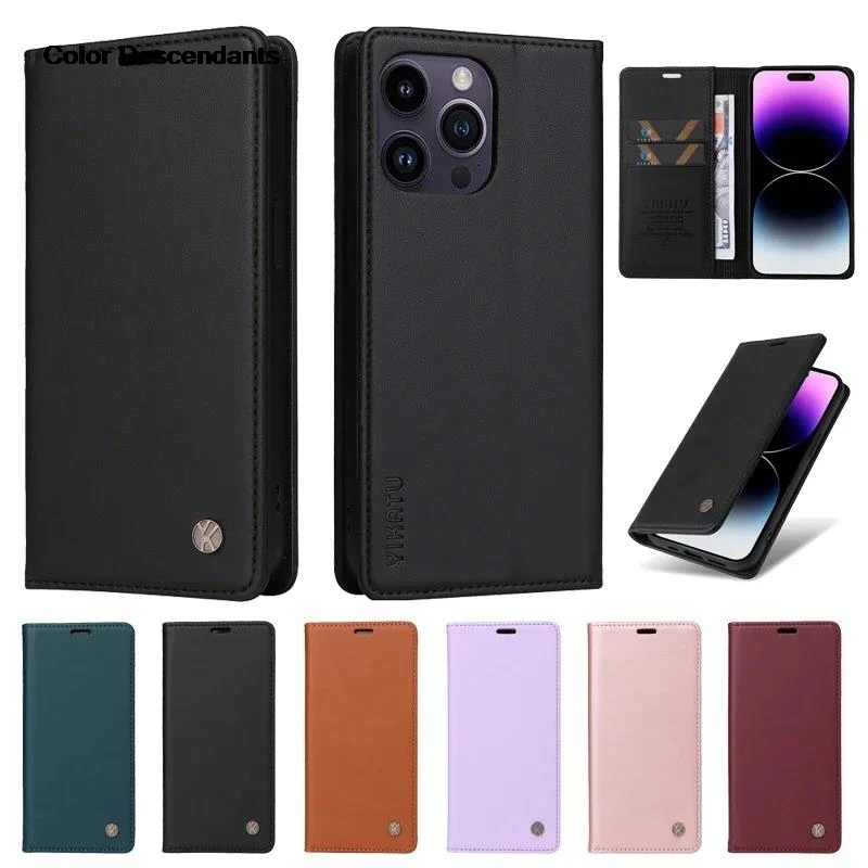 Flip-Cover-Leather-Case-For-Motorola-Edge-40-Neo-Moto-Edge40-G14-G32-4G ...