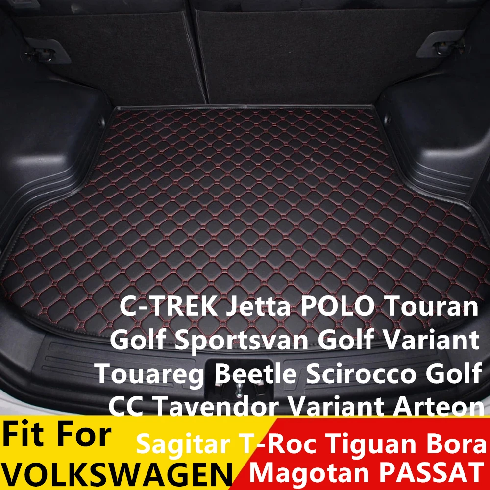 Car Trunk Mat For Volkswagen VW CC Touareg Scirocco Golf POLO T Roc ...