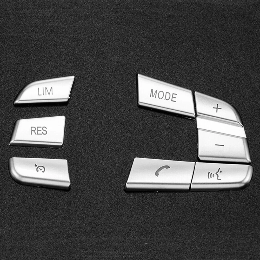 Chrome-Steering-Wheel-Button-Cover-Trims-Fits-For-BMW-5-6-7-GT-F01-F02 ...