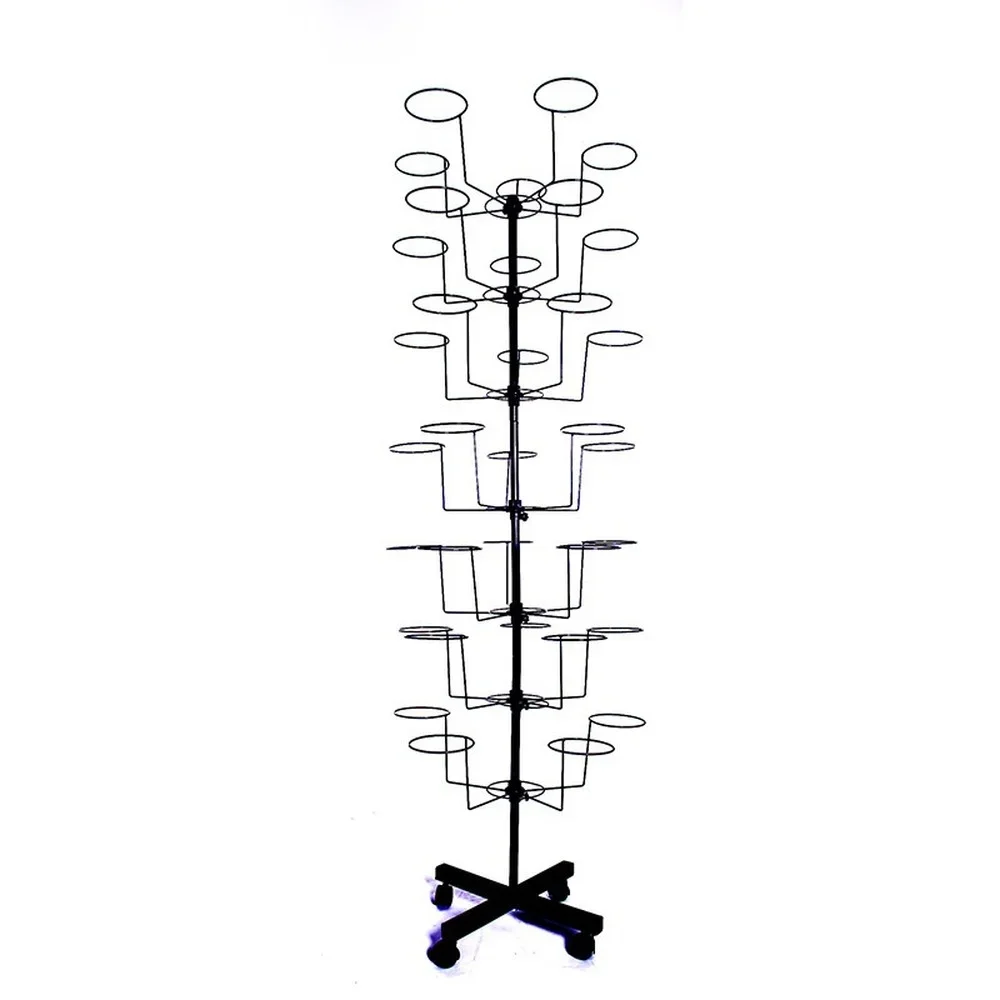 Hat-Racks-Rotating-Metal-Hat-Display-Stand-7-Tier-Cap-Displayer-with-35 ...