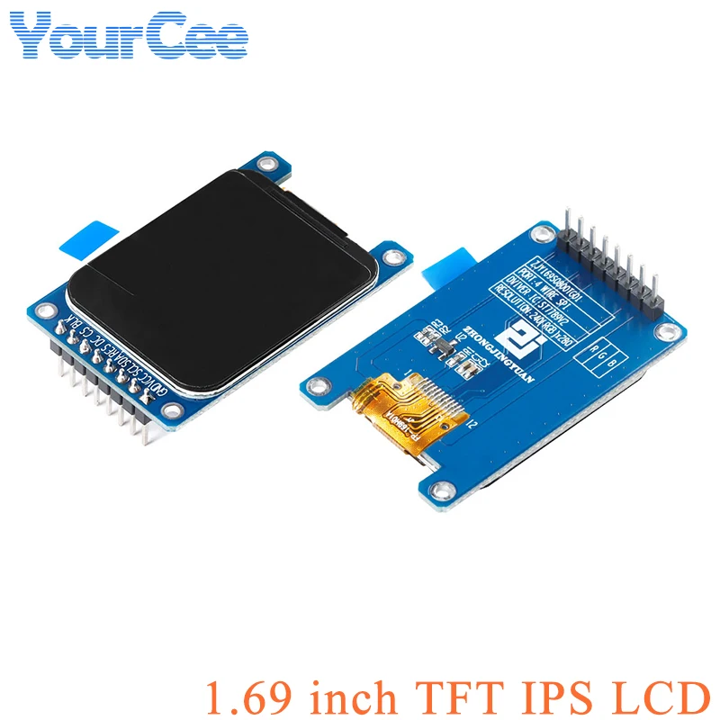 Módulo de pantalla TFT LCD IPS a Color, 1,69 pulgadas, ST7789, 1,69x240|Módulos de LCD| - AliExpress