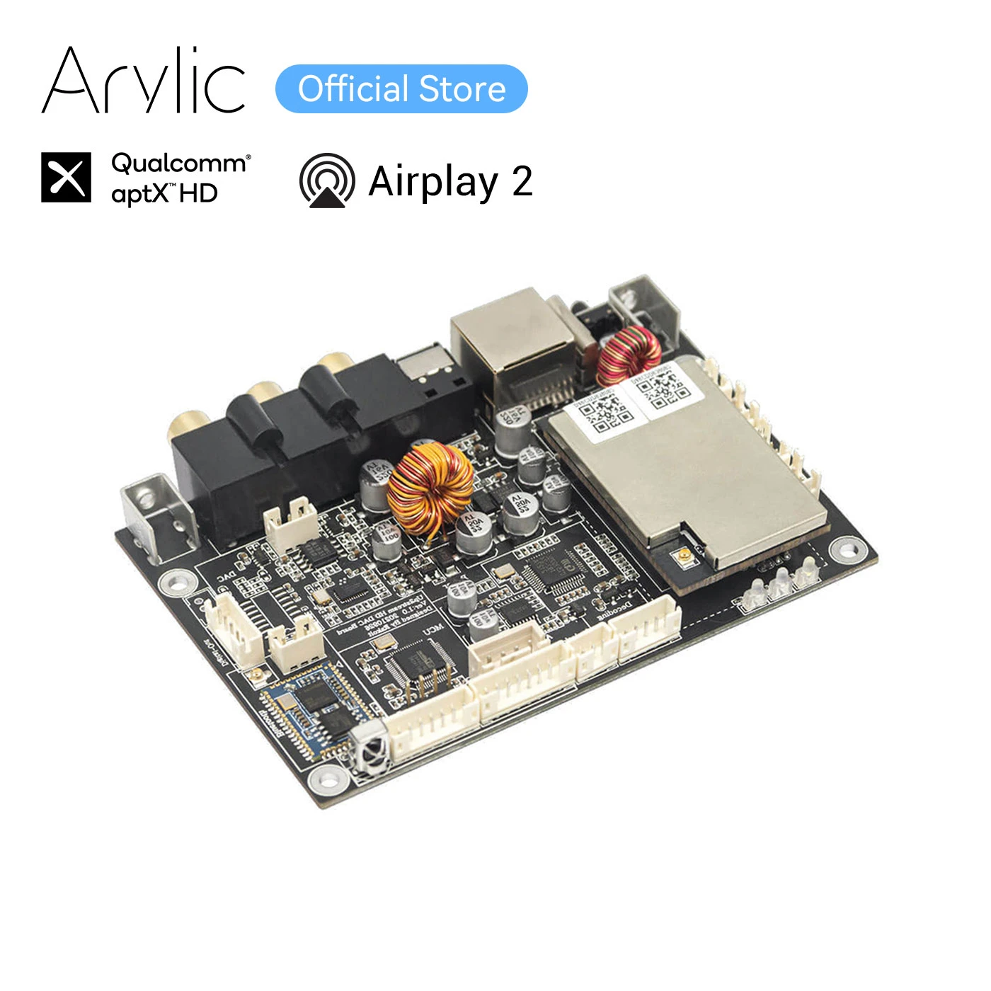 Up2Stream HD DAC ES9038Q2M High-Res Multiroom WiFi & Bluetooth Wireless ...