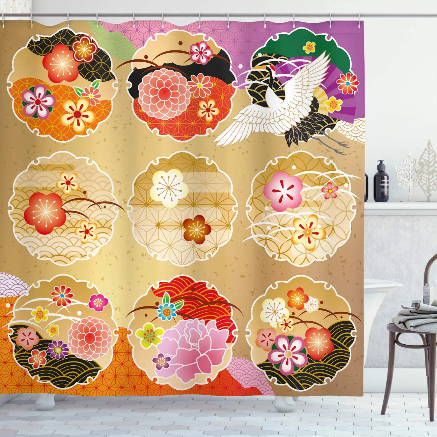 Traditional Japanese Floral Patterns
