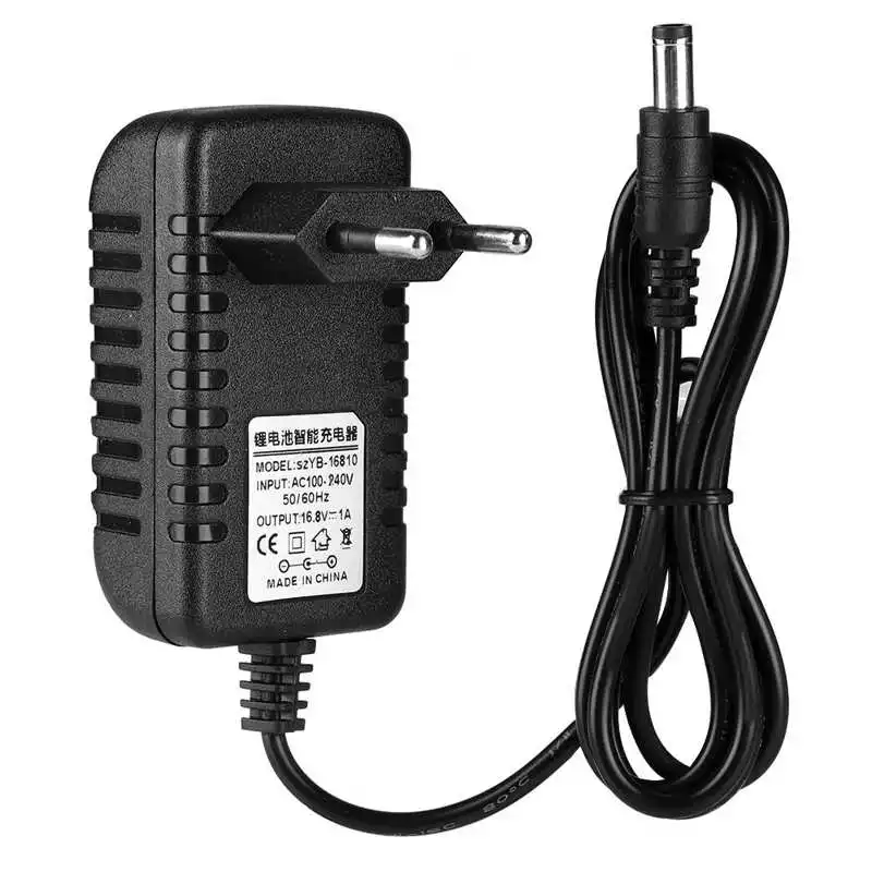 Heat-resistant-16-8V-1A-Battery-Charger-Adapter-100-240V-Input-Lithium ...
