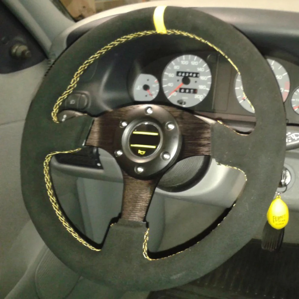 330mm 13'' Universal Flat Real Suede Leather Game Gaming Simulator ...