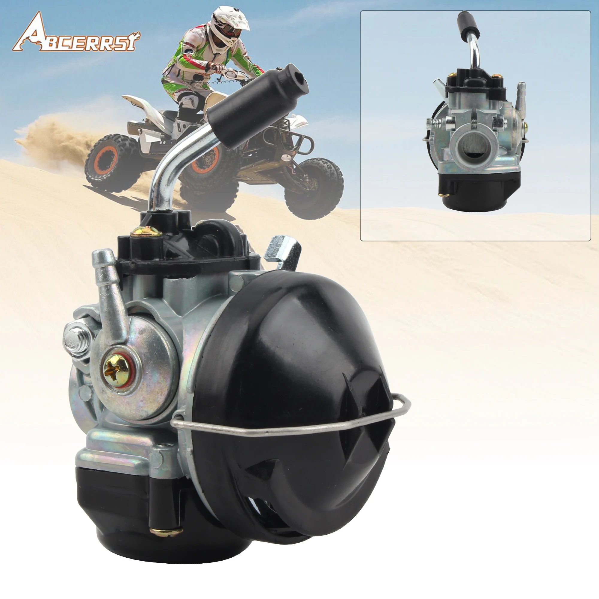 Scooters Carburetor 19mm 37cc Water Cooled Carb fFor DELLORTO 14.12mm ...