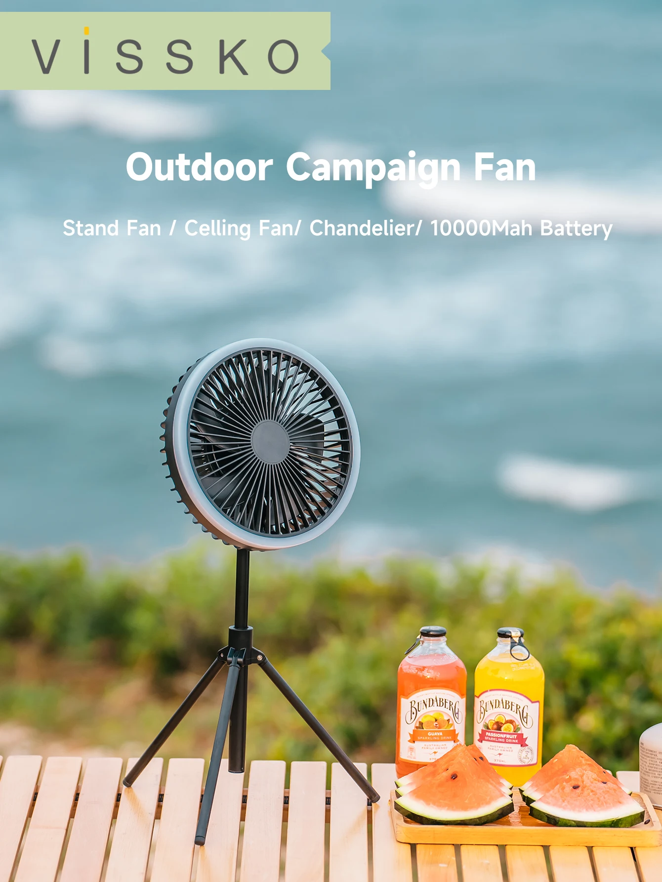 Vissko-10000mAh-Camping-Fan-Desktop-Portable-Circulator-Wireless-Ceiling-Electric-Fan-with ...