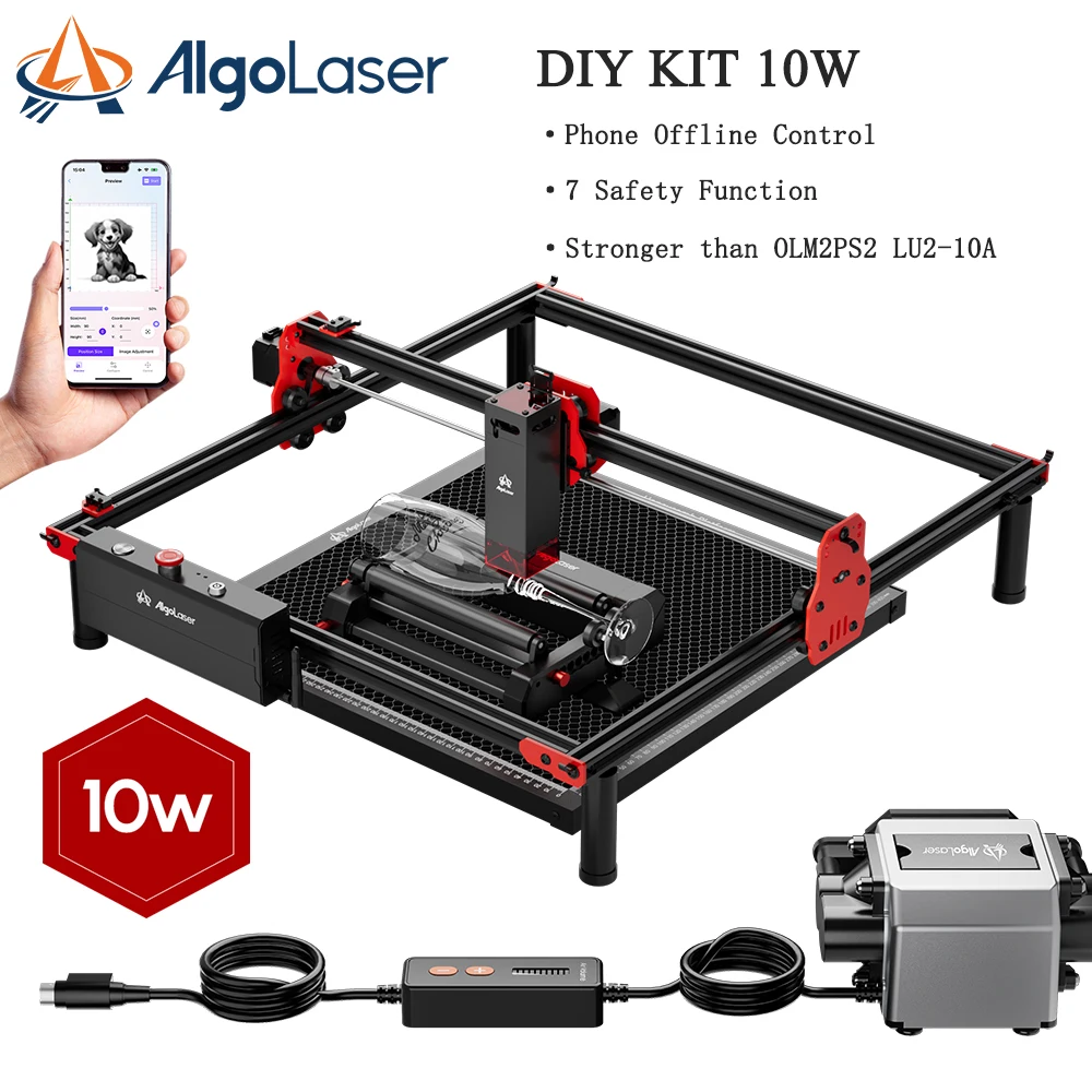 AlgoLaser-mesin-pemotong-pengukir-Laser-10W-mesin-pemotong-pengukir ...