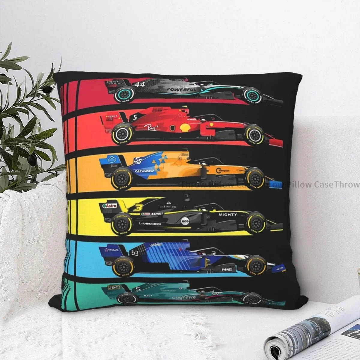 Grand Prix 2022 Throw Pillow Case Formula 1 2022 Backpack Cojines ...