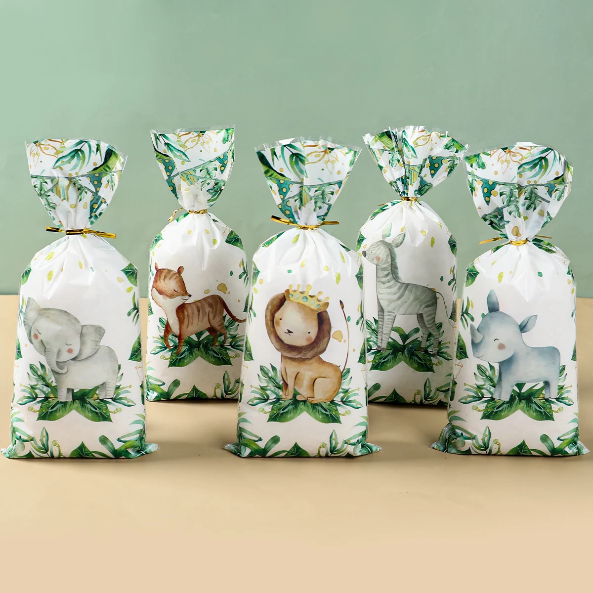 Jungle-Animals-Candy-Bags-Gift-Biscuit-Packing-Bag-Jungle-Safari ...